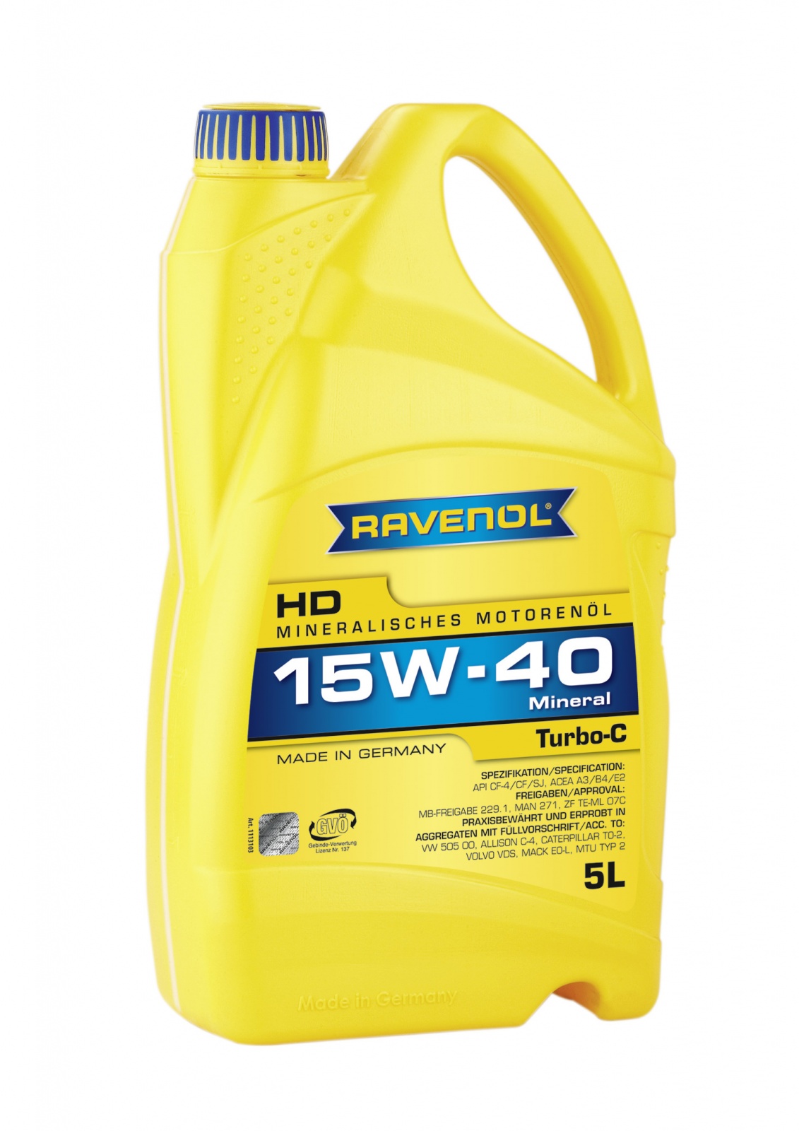 Ravenol UK - RAVENOL Turbo-C HDC 15W-40 Engine Oil