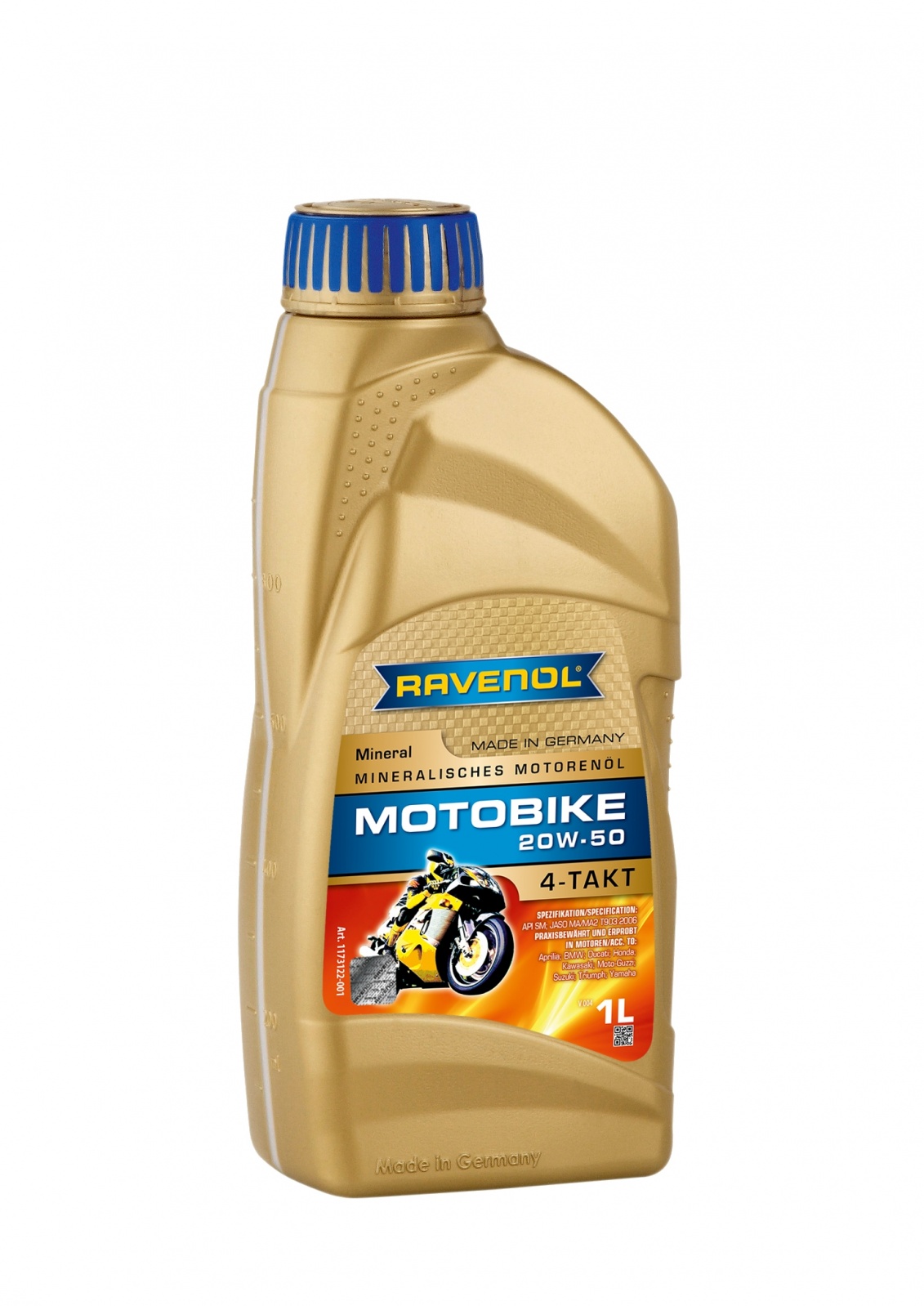 Ravenol UK - RAVENOL Motobike 4-T 20W-50 Engine Oil
