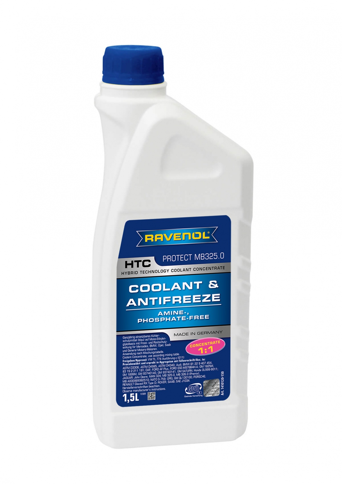 Ravenol UK - RAVENOL HTC Hybrid Technology Coolant Concentrate