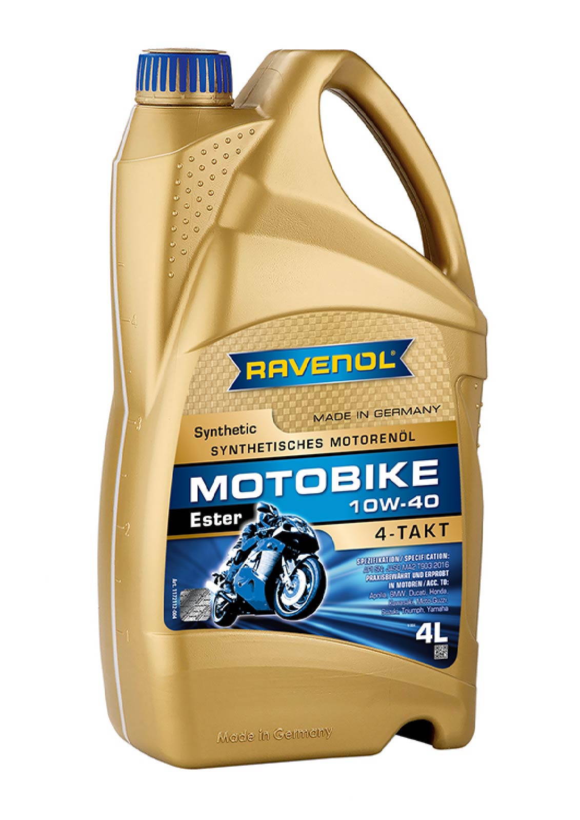 Ravenol UK - RAVENOL Motobike 4-T Ester 10W-40 Engine Oil