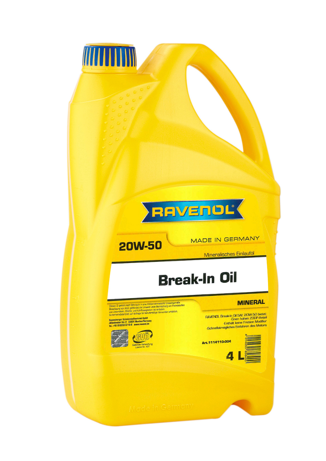 Ravenol UK - RAVENOL Running-In Oil 20W-50