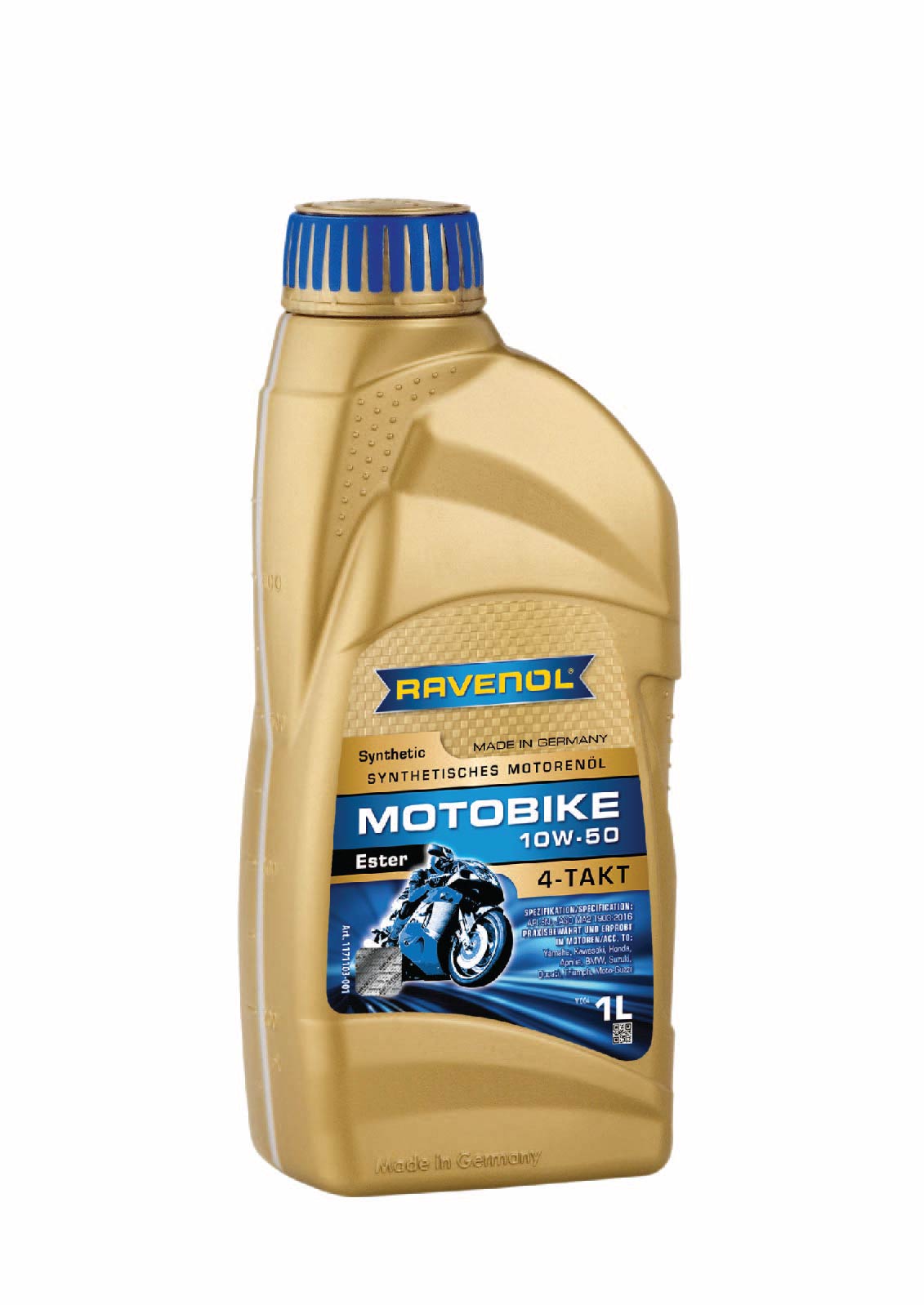 Ravenol UK - RAVENOL Motobike 4-T Ester 10W-50 Engine Oil