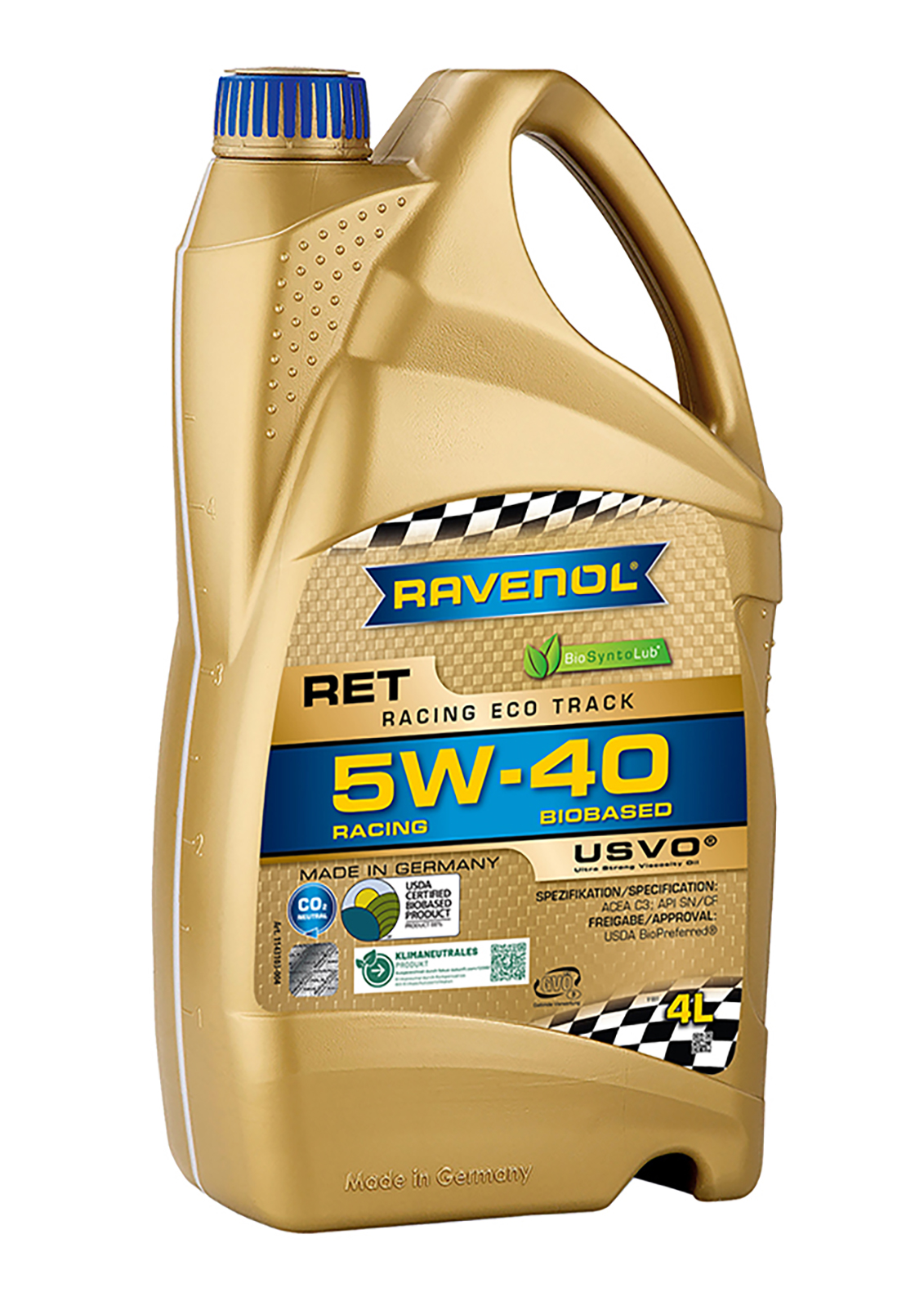 Ravenol UK - RAVENOL USVO Racing Eco Track RET 5W-40